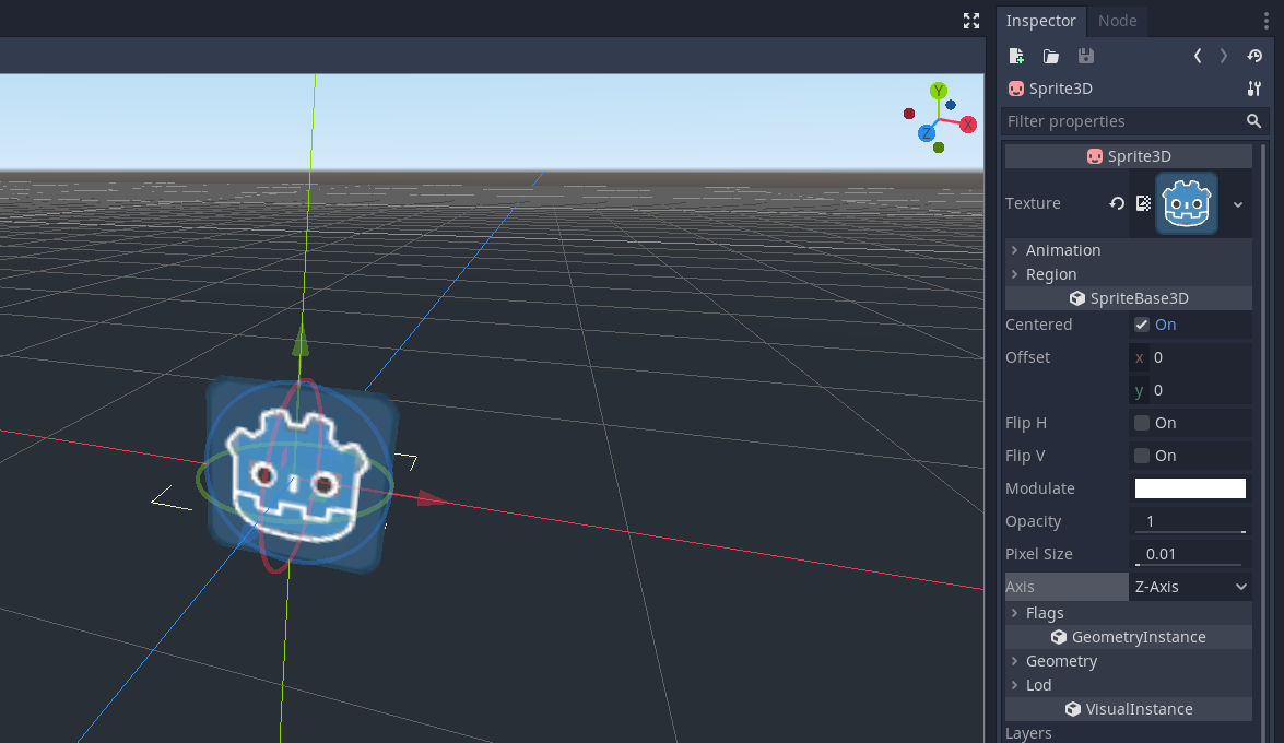 Sprite 3D axis setting not working Godot_v3.2.3-rc6 · Issue #42079 ...