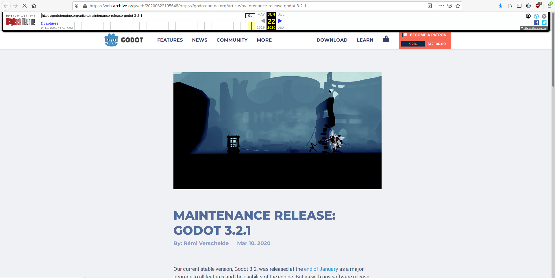 Blog post banners became smaller · Issue #177 · godotengine/godot-website · GitHub