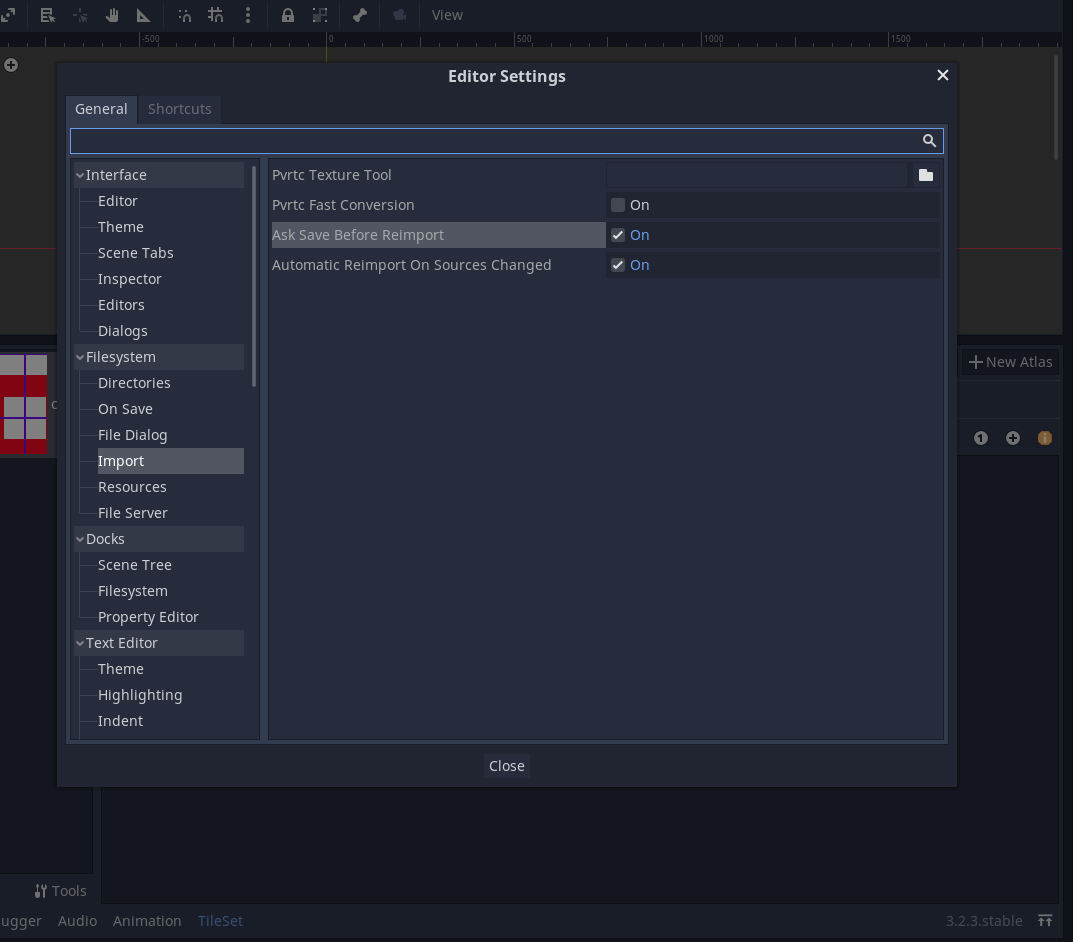 Automatic Reimport settings have no effect · Issue #44545 · godotengine/godot · GitHub