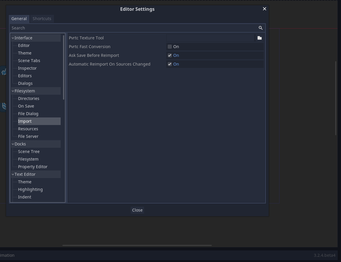 Automatic Reimport settings have no effect · Issue #44545 · godotengine/godot · GitHub