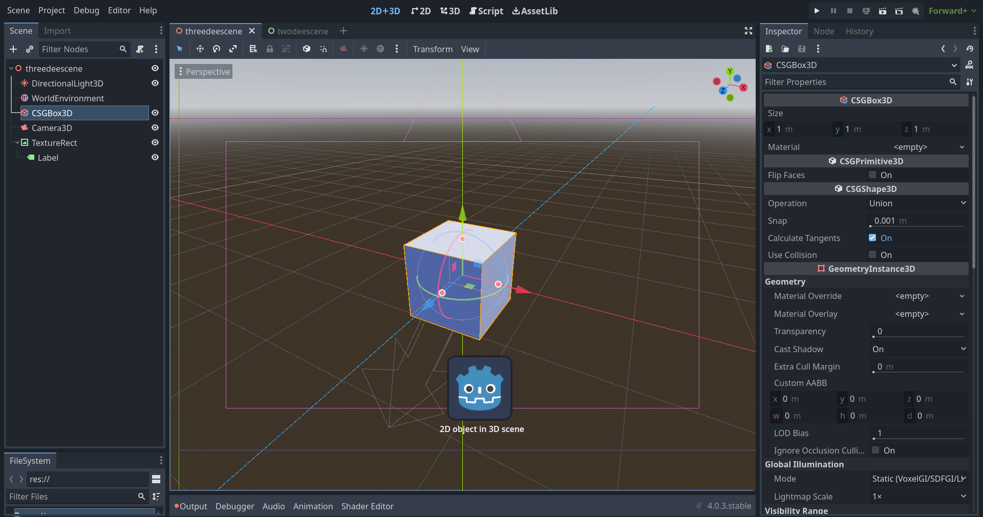 Add a combined 2D/3D viewport tab next to (2D 3D Script AssetLib) to allow editing and ...
