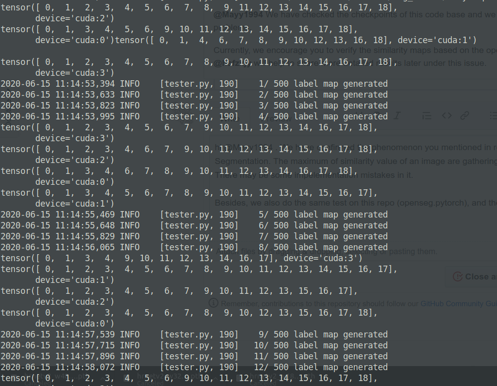 Problem with OCR similarity map · Issue #22 · openseg-group/openseg.pytorch · GitHub