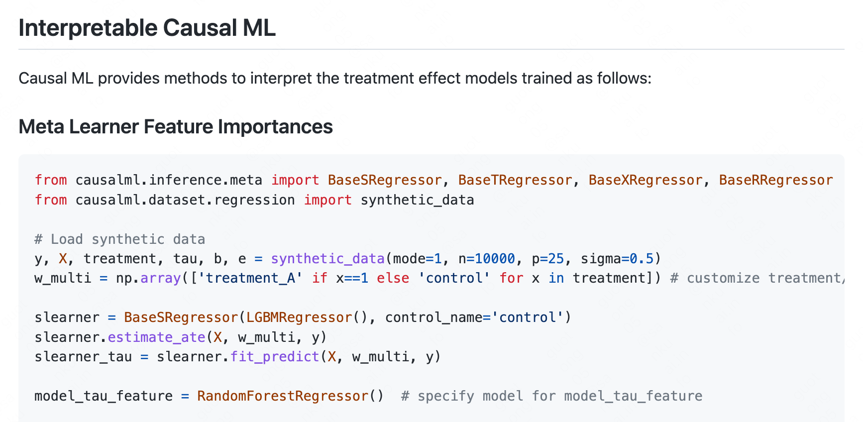 Doc bug in README, class not found for LGBMRegressor and RandomForestRegressor · Issue #554 ...