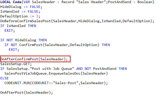 [Event Change] Codeunit 81 - OnAfterConfirmPost · Issue #1183 · microsoft/ALAppExtensions · GitHub