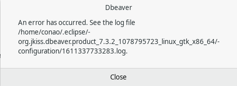 Unable to open Dbeaver after updating to 7.3.2-1 · Issue #11092 ...