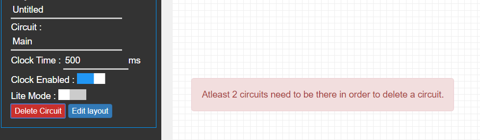 Unusual Error Message On Deleting Circuit · Issue 566 · Circuitversecircuitverse · Github