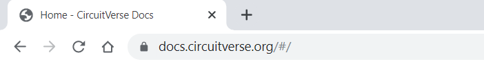Favicon missing for CircuitVerse Docs · Issue #169 · CircuitVerse/CircuitVerseDocs · GitHub