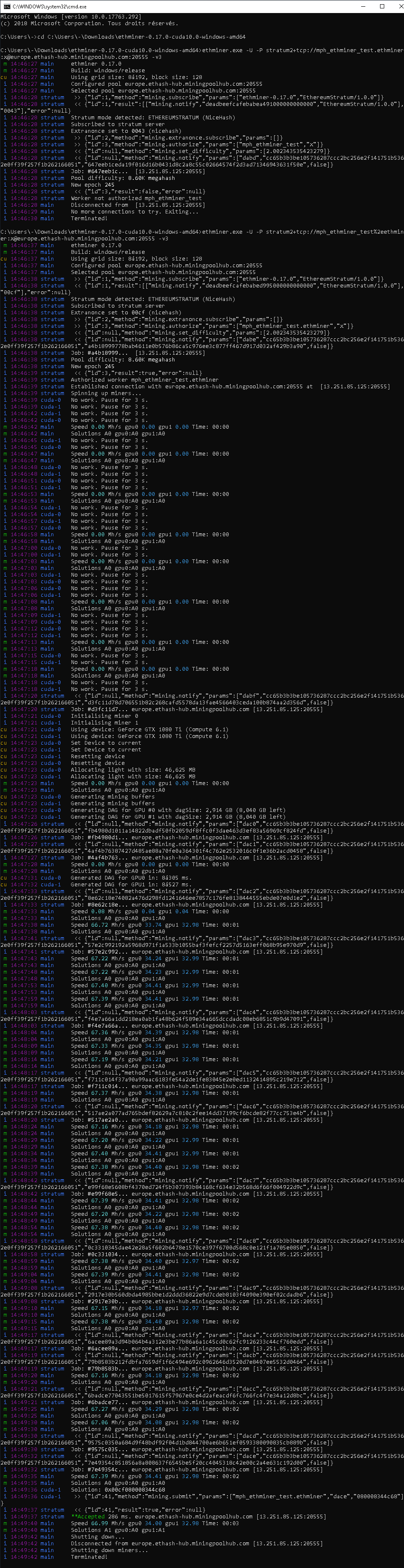 0.17.0 Worker not authorized · Issue #1830 · ethereum-mining/ethminer · GitHub