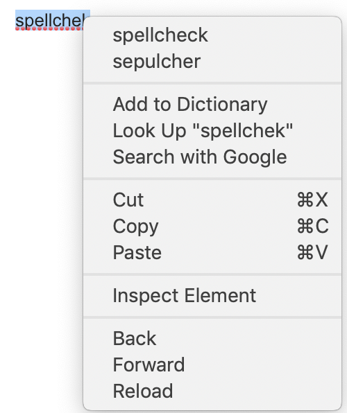 Spell checker doesn't allow suggestions · Issue #142 · webcatalog/webcatalog-legacy · GitHub
