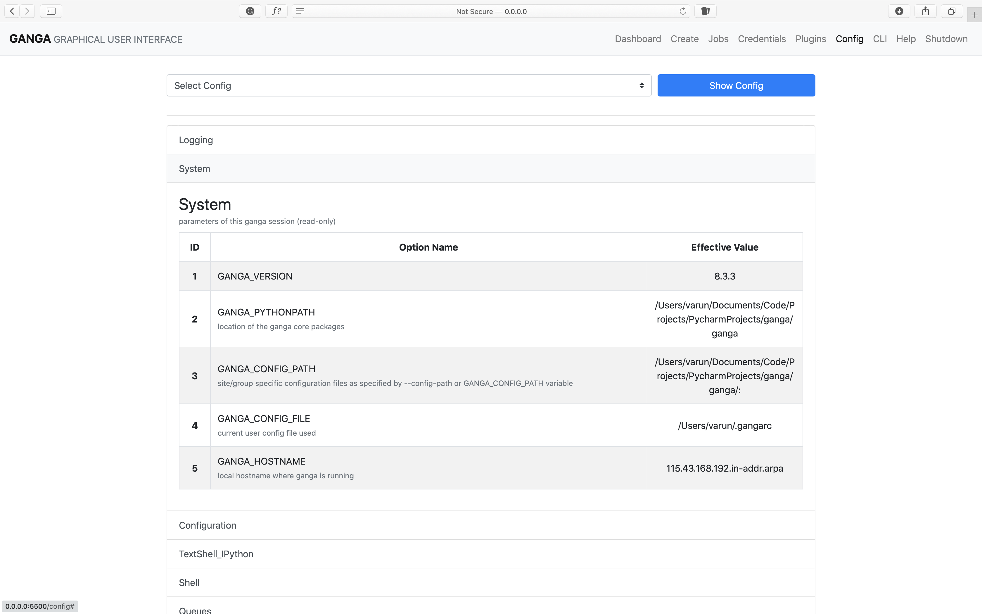 Project GangaGUI (Start Point) · Issue #1663 · ganga-devs/ganga · GitHub