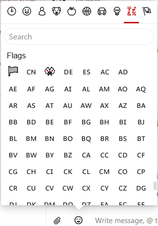 [10.0.1] Emoji flags · Issue #1514 · nextcloud-libraries/nextcloud-vue ...