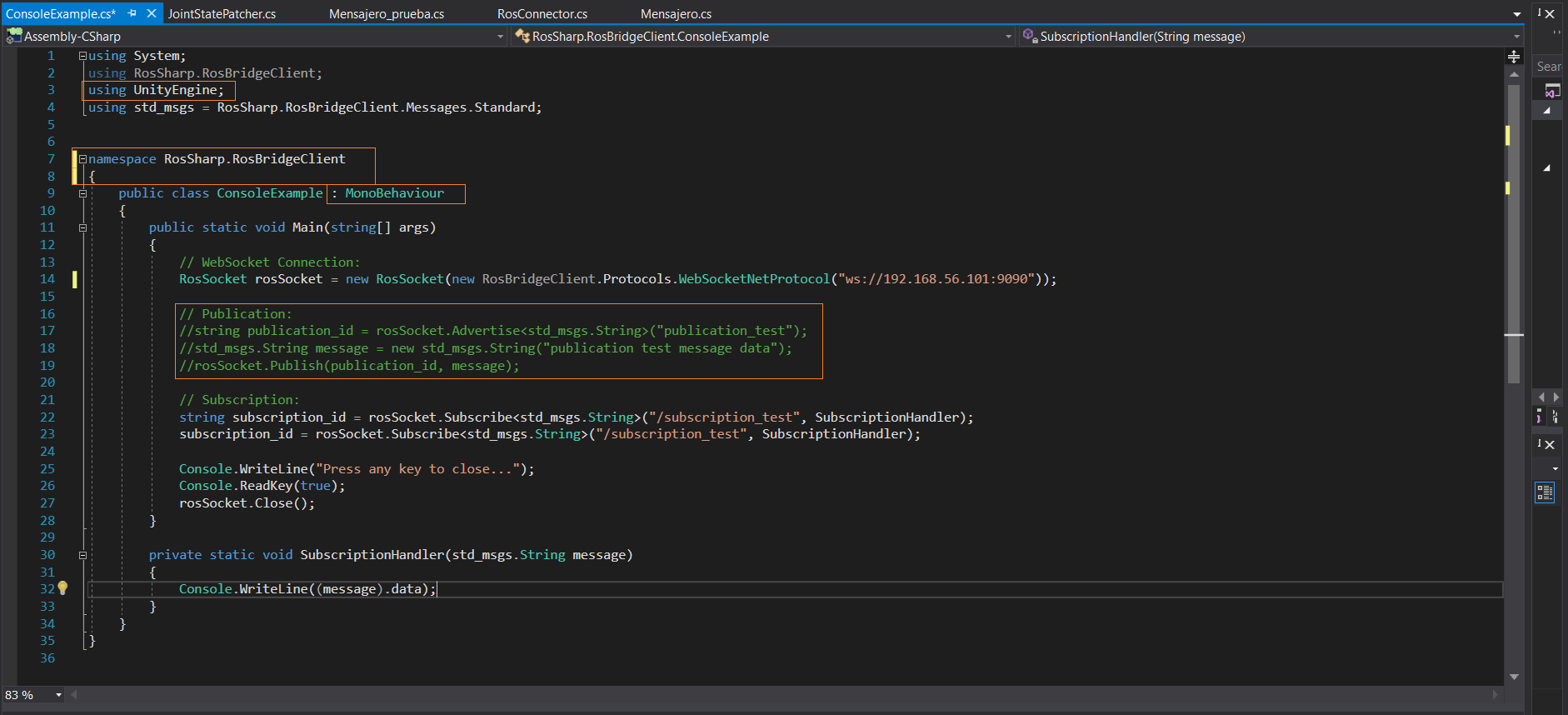 I Can Not Send And Receive Simple Data With Ros · Issue 221 · Siemensros Sharp · Github