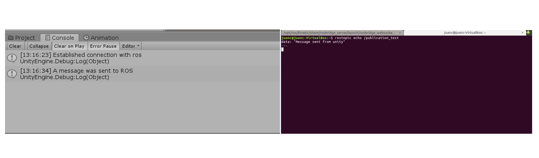 I can not send and receive simple data with ROS # · Issue #221 · siemens/ros-sharp · GitHub