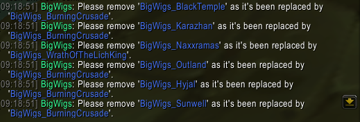 Wowup Not Pulling Updates For Bigwigs Tbc Classic Properly · Issue