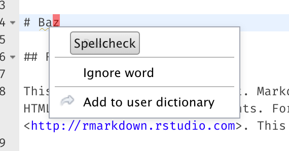 Spellcheck warning overlaps suggestion dialog · Issue #4868 · rstudio/rstudio · GitHub