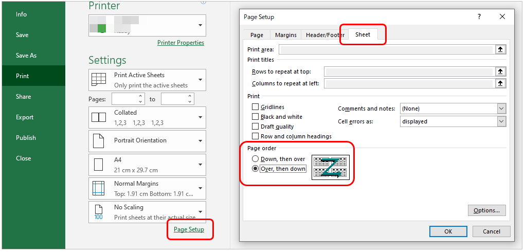 Page Setup Sheet Page Order Cannot Save · Issue 1528 · Phpofficephpspreadsheet · Github