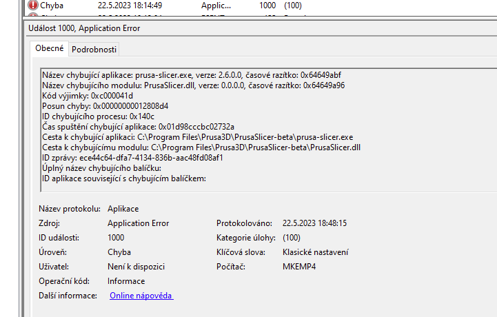 Export to SD card, remove card, then Prusaslicer crashed · Issue #10638 · prusa3d/PrusaSlicer ...