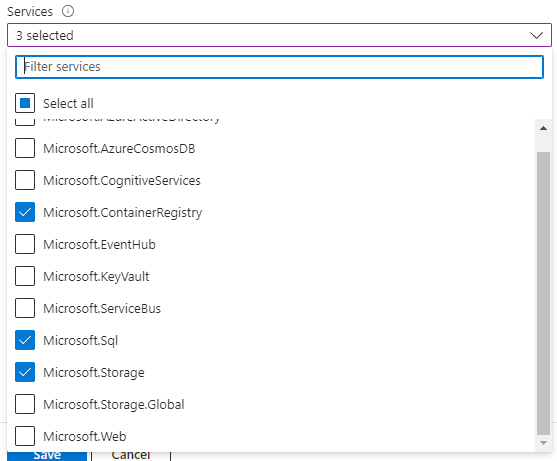 Create and pass vm worker vnet with Service Endpoints to Batch to avoid Batch LB traffic ...