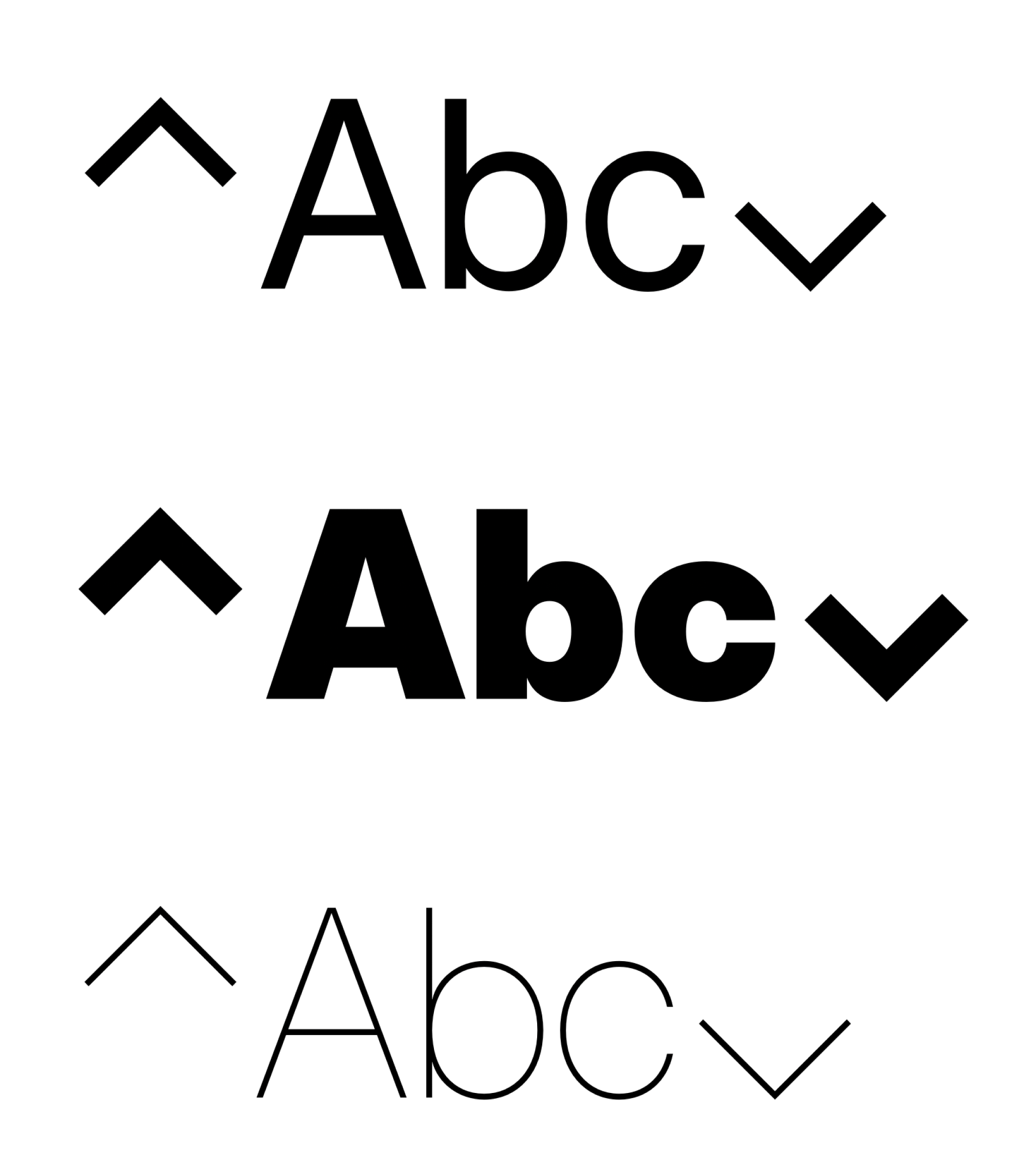 Add U+2304 DOWN ARROWHEAD · Issue #414 · rsms/inter · GitHub