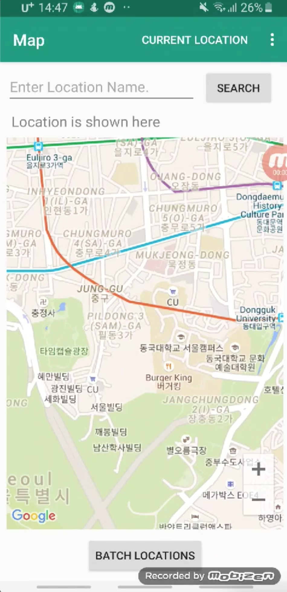 GitHub - slowissloth/MyGoogleMaps: Search & Report your current location