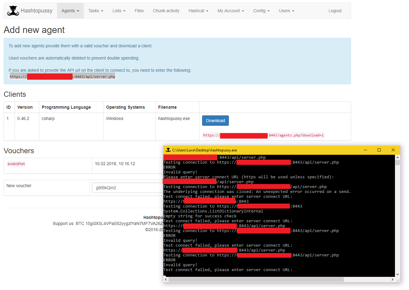 "Invalid query" when trying to connect to the server from the C# client · Issue #327 ...