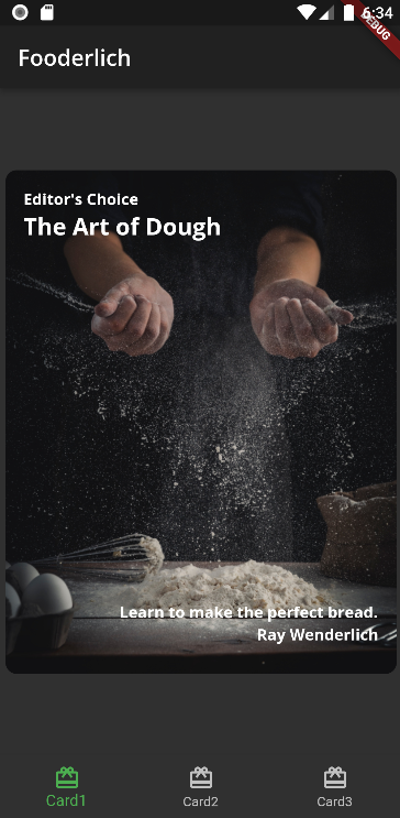 GitHub - itelsoftware/fooderlich_application: Flutter Apprentice Application_2