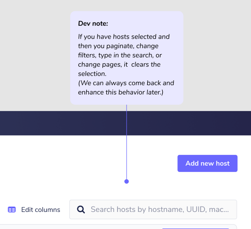Ability to select all matching hosts in the Hosts table · Issue #940 · fleetdm/fleet · GitHub