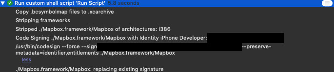 [iOS] Code Signing Issue on Distribute App · Issue #296 · rnmapbox/maps · GitHub