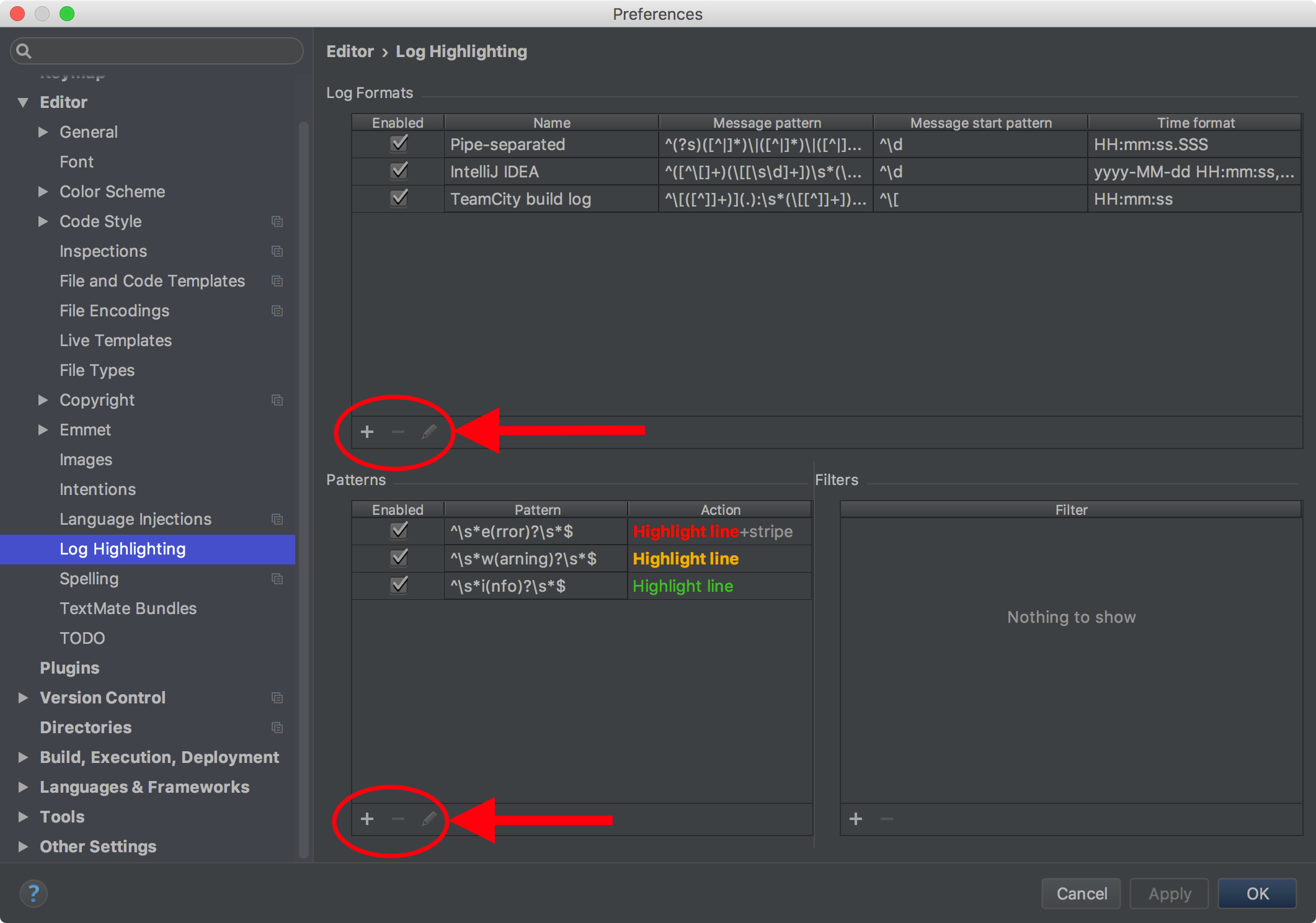 Settings dialog broken in 2017.3 EAP · Issue #13 · JetBrains/ideolog · GitHub