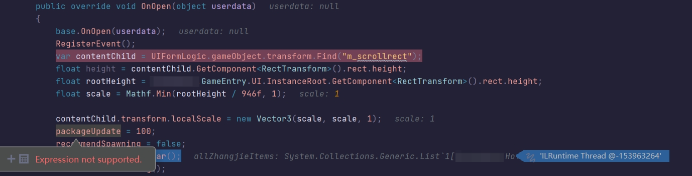 [Feature Request] 表达式计算 · Issue #4 · yyh9488/ILRuntime-Rider-Degguer · GitHub