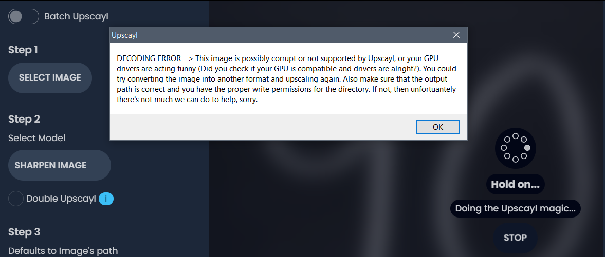 Seeming regression: AMD Radeon RX460 does not work · Issue #490 · upscayl/upscayl · GitHub