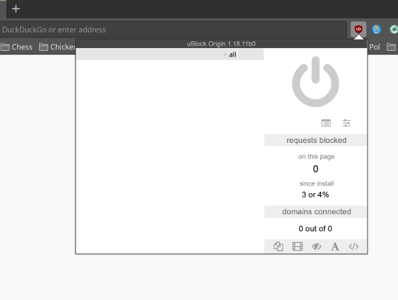 Disabling advanced options produces large visual glitch · Issue #480 · uBlockOrigin/uBlock ...