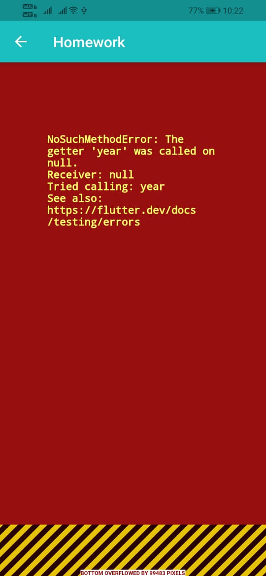 Exception Thrown When Lecteddate Is Null · Issue 31 · Ironlad85fluttercalendarstrip 