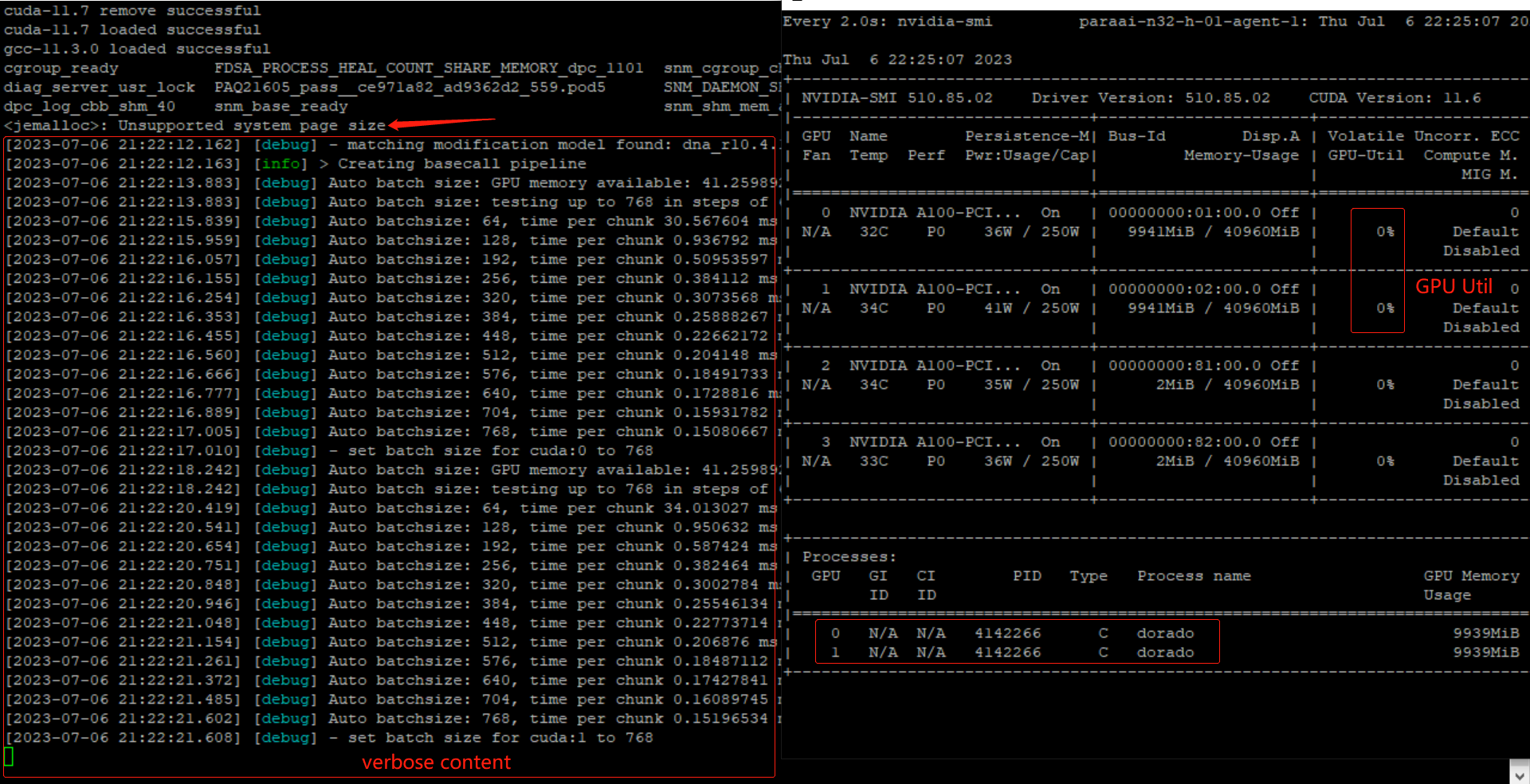 Running a job for a long time without output · Issue #286 · nanoporetech/dorado · GitHub