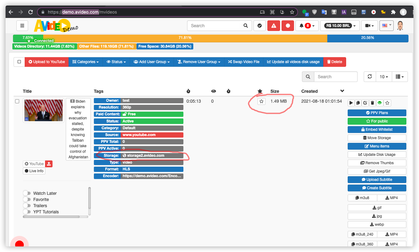 Video size does not match actual size · Issue #5552 · WWBN/AVideo · GitHub