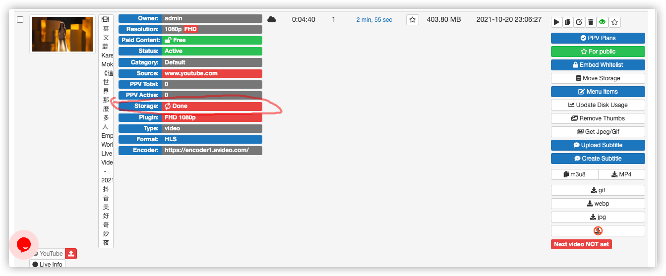 Streaming media cannot play video using YPTStorage plug-in · Issue ...