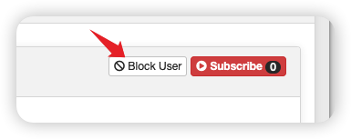 The user accidentally clicks the block user button, the user can ...