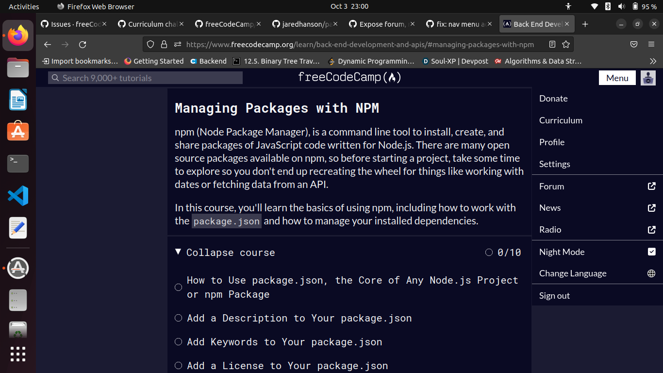 Expose forum, news, and radio links on the navbar · Issue #41373 · freeCodeCamp/freeCodeCamp ...