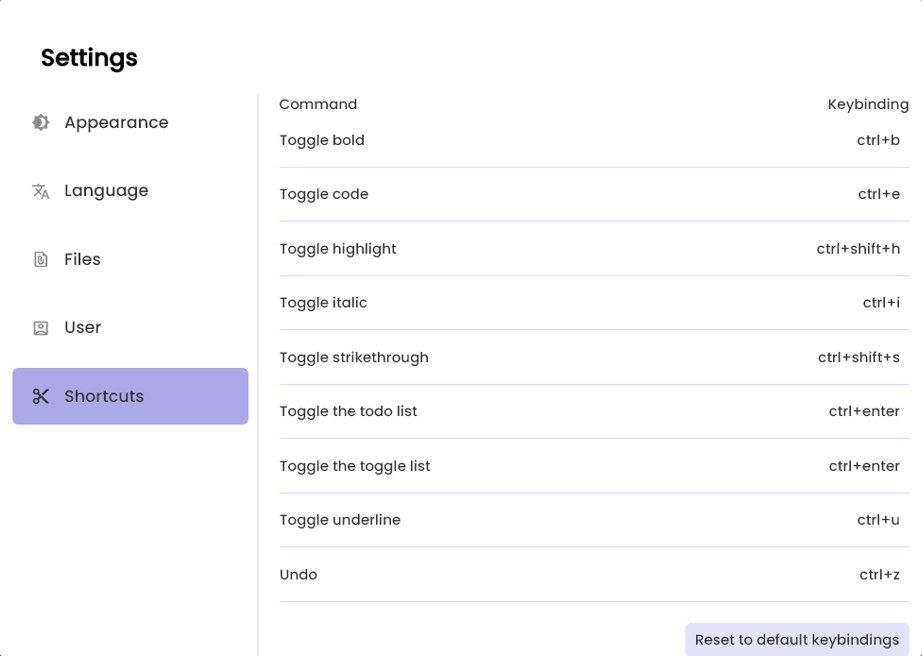 [Bug] Toggle list shortcut is not customizable · Issue #3384 · AppFlowy-IO/AppFlowy · GitHub