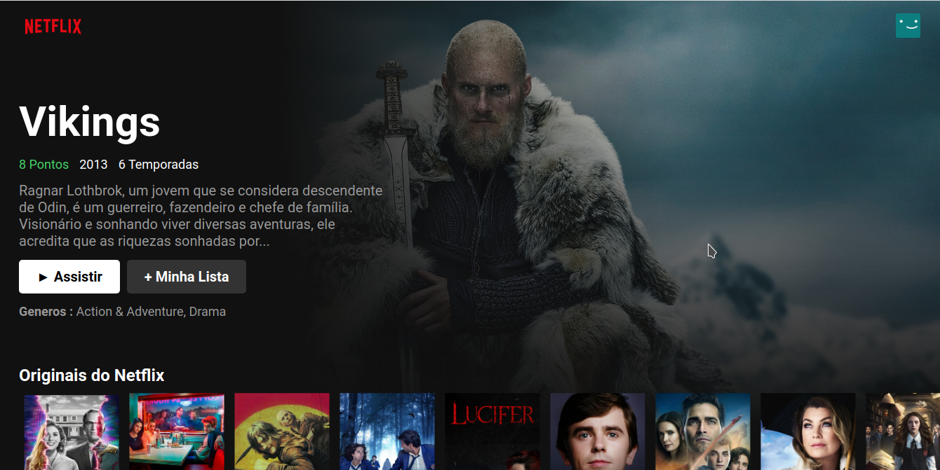 GitHub - vitorvf/react-netflix-clone: 🍿 Projeto Feito Com React js