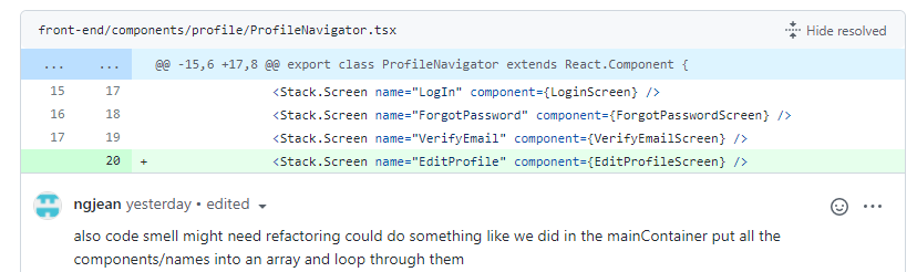[REFACTOR-7.1, 7.2]: Put profile related components into an array ...