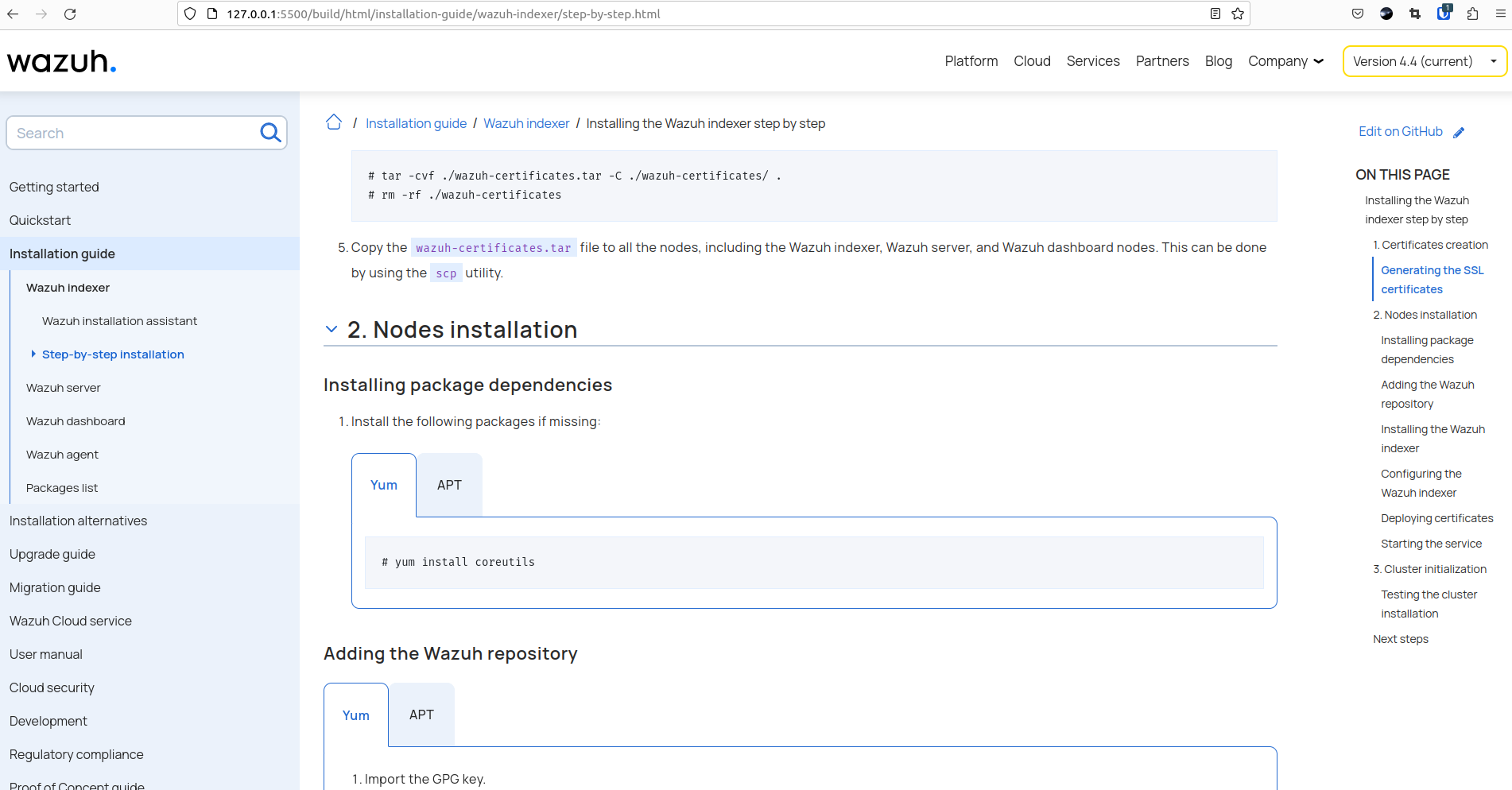 Review dependencies requirements for building docs · Issue #6212 · wazuh/wazuh-documentation ...