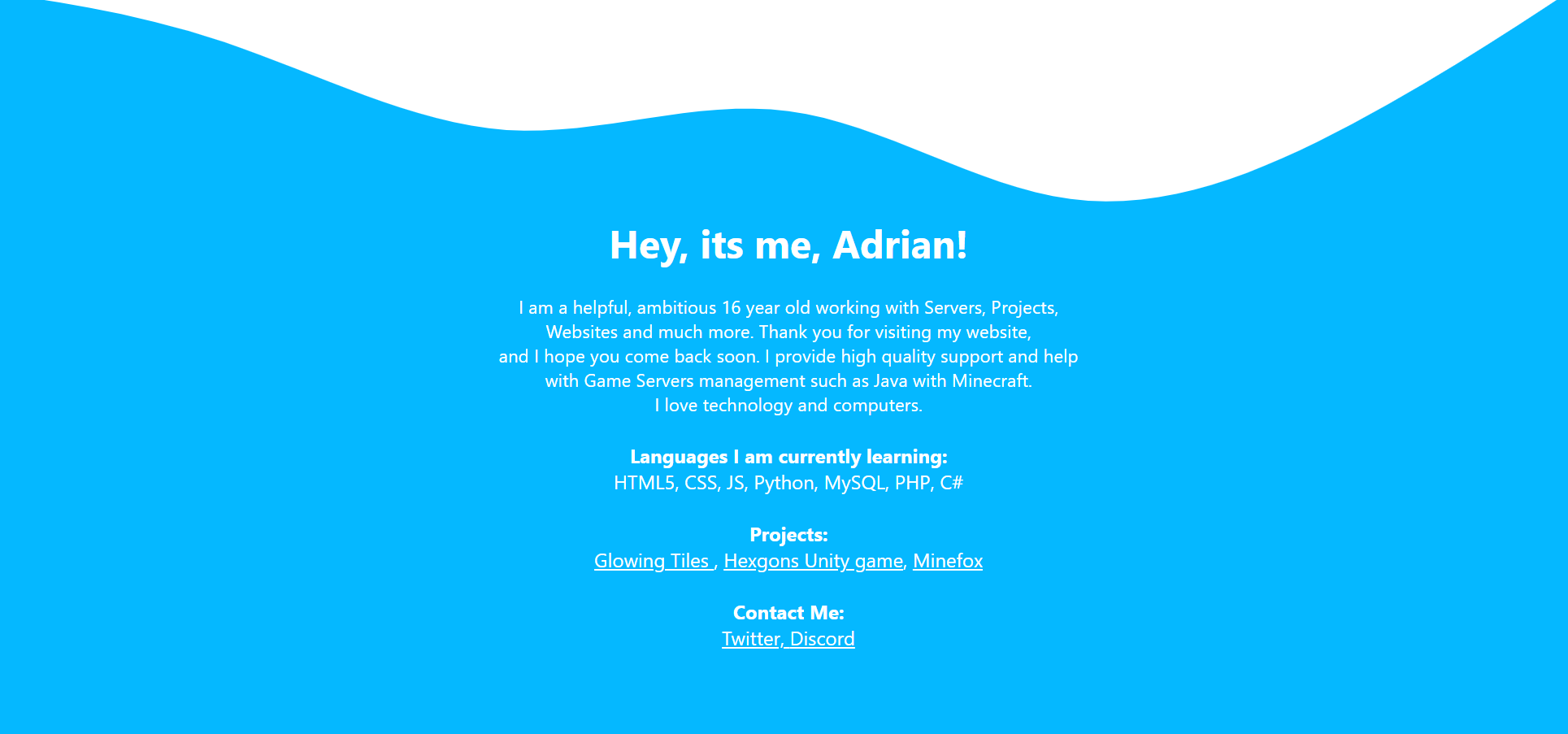 GitHub - akxks/website: My Biography website, I made in 2020.