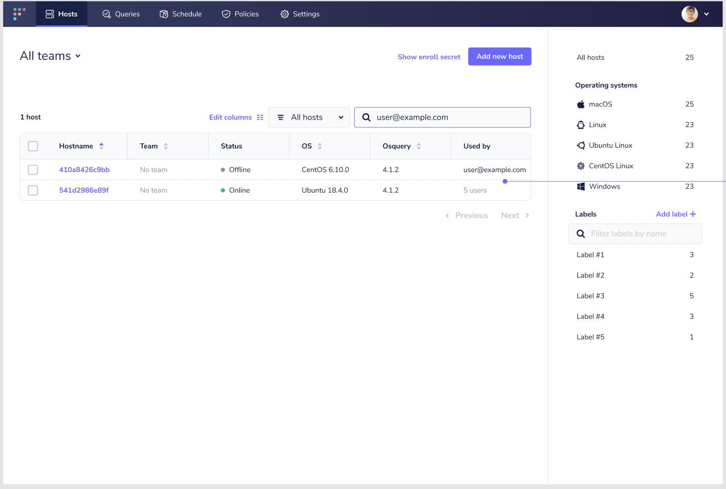 Add ability to see Google Chrome profiles on the Hosts page · Issue #3320 · fleetdm/fleet · GitHub