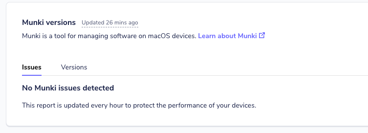 On Home page, issues with Munki card · Issue #7642 · fleetdm/fleet · GitHub