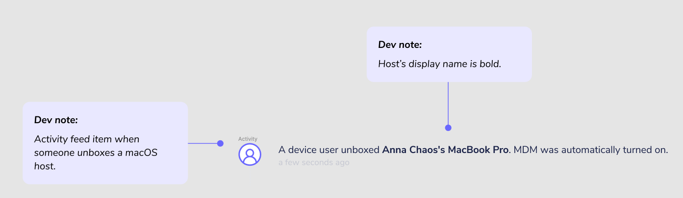 Track turning on MDM in the activity feed · Issue #8609 · fleetdm/fleet · GitHub