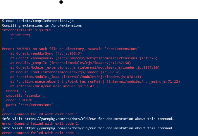 Docker Not Building · Issue 4435 · Microsoft Botframework Composer · Github