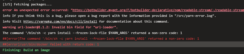 Docker Not Building · Issue 4435 · Microsoft Botframework Composer · Github