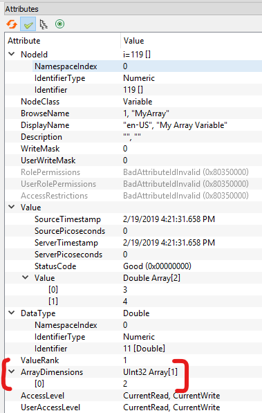 Bug : UA_Server_writeArrayDimensions · Issue #2455 · open62541/open62541 · GitHub