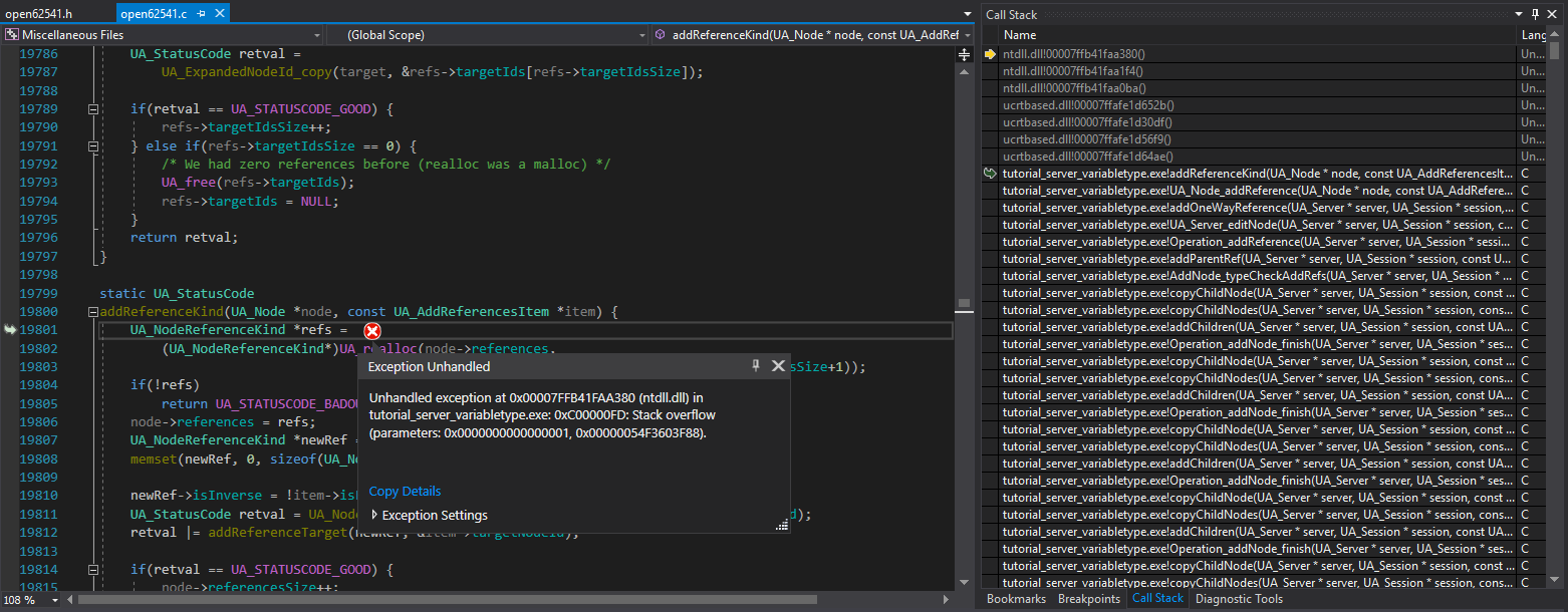 Stackoverflow When Adding Subtype As Component · Issue 2507